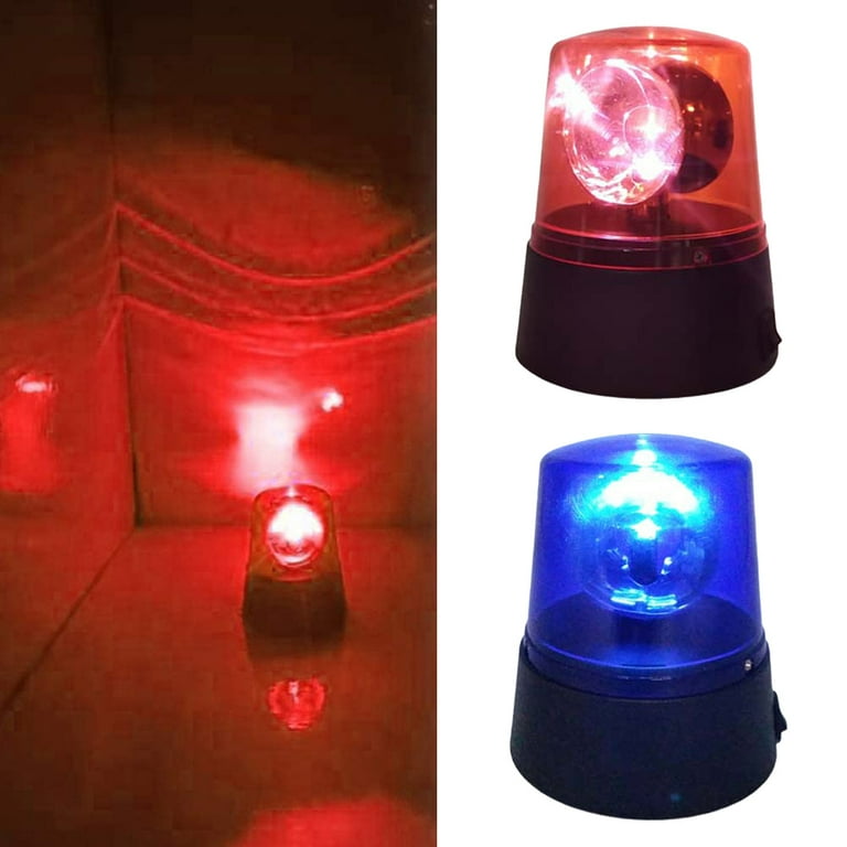 Rotating Police Lights Party