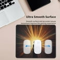 Transcendent Light: Stylized Silhouette Mouse pad, non slip rubber ...