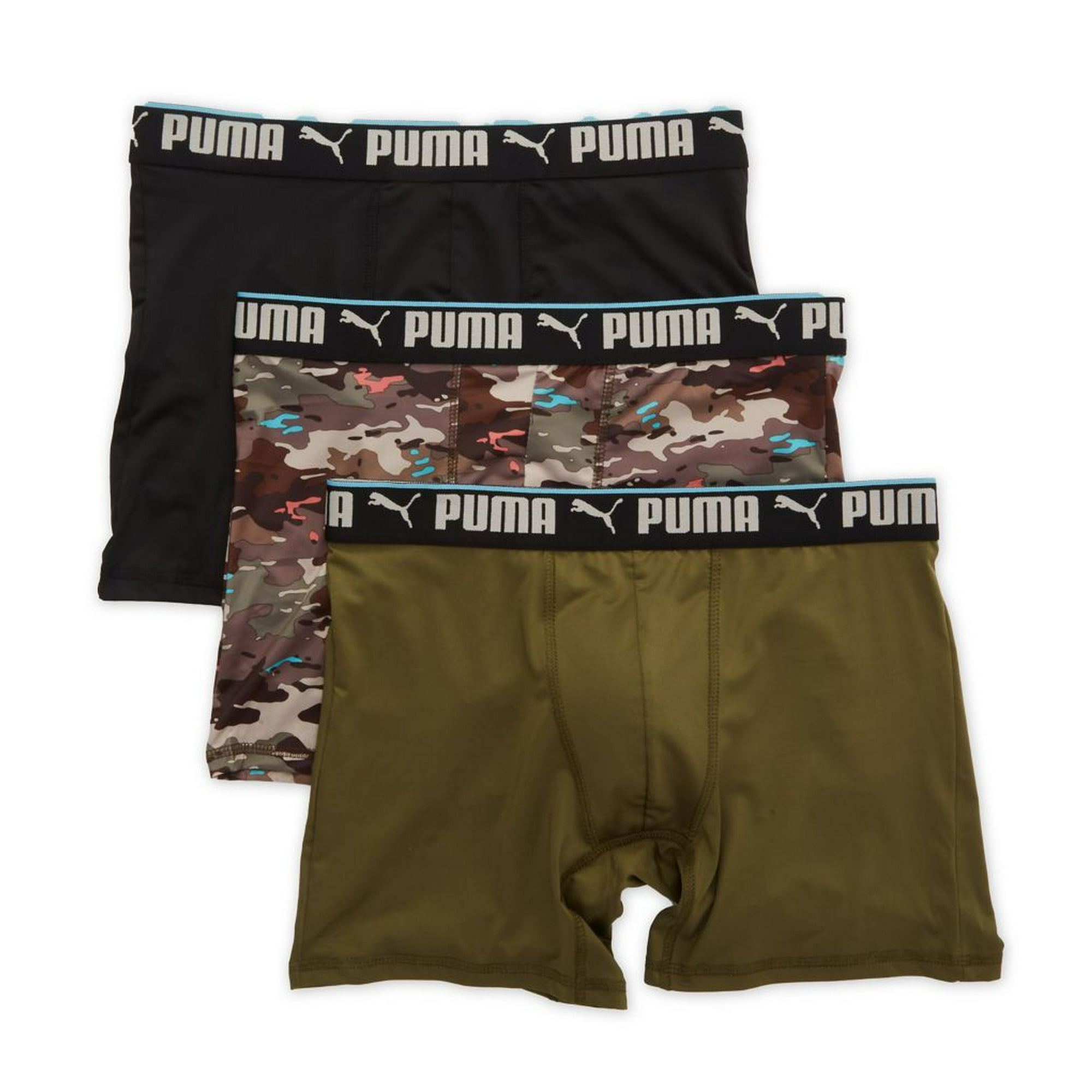 Click here for Mens Puma 15999 Sportstyle Camo Print Boxer Brief... prices