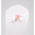 10Pcs Chair Sashes Chair Cover Bands Elastic Bows for Wedding Party ...