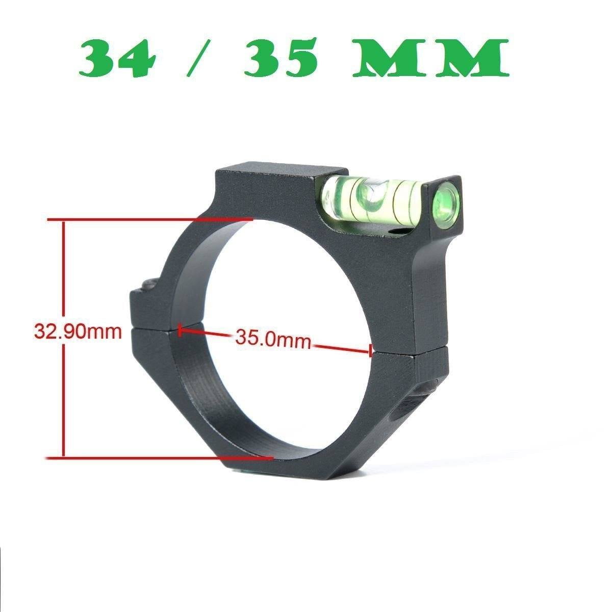 34mm-35mm Anti-Cant Rifle Scope Tubes Bubble Level for Scope Rings ...