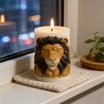 Animal Embossed Cylindrical Silicone Mold Holiday Candle Silicone Mould ...