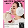 Ear Muffs Winter Women Men Soft Earmuffs Cute Ear Covers Cold Weather ...
