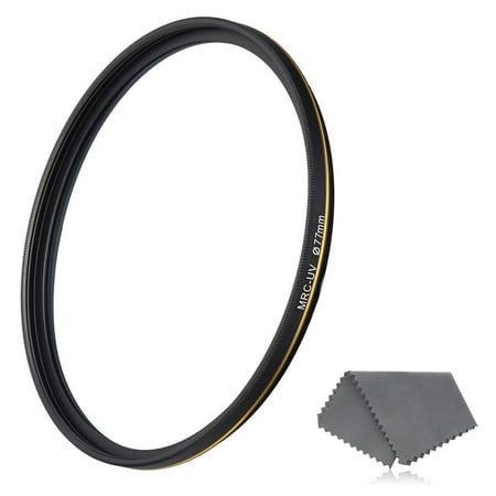 LENSKINS 77mm UV Protective Filter, 16-Layer Multi-Resistant Nano ...