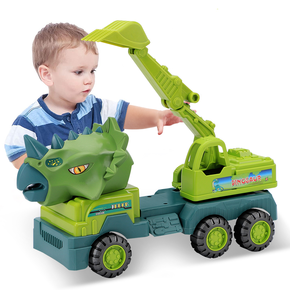 Dinosaur Trucks Cars Toys for Boys Toddlers Kids and Dinosaur Truck ...