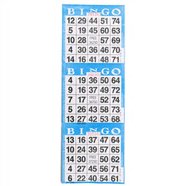 American Games Bulk Disposable Bingo Paper Game Cards - 6 cards, 10 ...