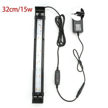 AVEKI Double Row Aluminum Alloy Aquarium Coral Light Fish Tank Water ...