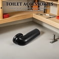 ETHZZLE Toilet Drain Pipe Black PVC for Bathroom Wall Mount Replacement ...