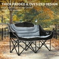 ABORON Oversized Double Camping Chair - 2-Person Heavy Duty Folding ...