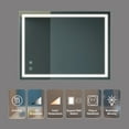 36x28 inch Bathroom Led Classy Vanity Mirror with focused backplane ...
