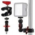 Camera Clamp Mount 360 Degree Adjustable Camera Bracket Aluminum Alloy ...