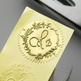 100/250PCS Golden Certificate Round Gear Labels Award Legal Embossing ...