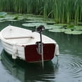 12V 80lbs Electric Trolling Motor for Boats - Long Shaft 36 inch, 5 ...
