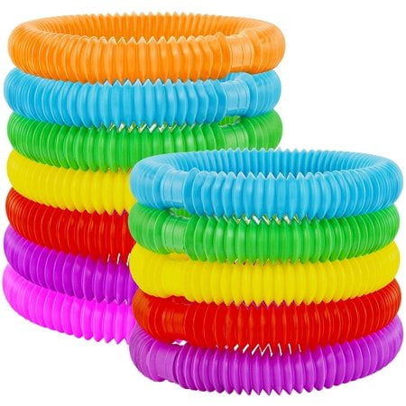 12 Pack Fidget Pop Toys-Fidget Tube for Kids and Adults Pipe Sensory ...