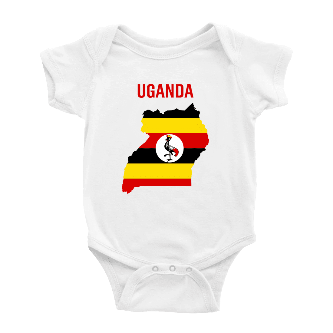 Uganda Map Flag Boy Girl Bodysuits (White, 6-12 Months) - Walmart.com