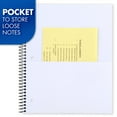 Mead Spiral Notebook, 3 Subject, College Ruled, 8 1/2" x 11", Blue ...