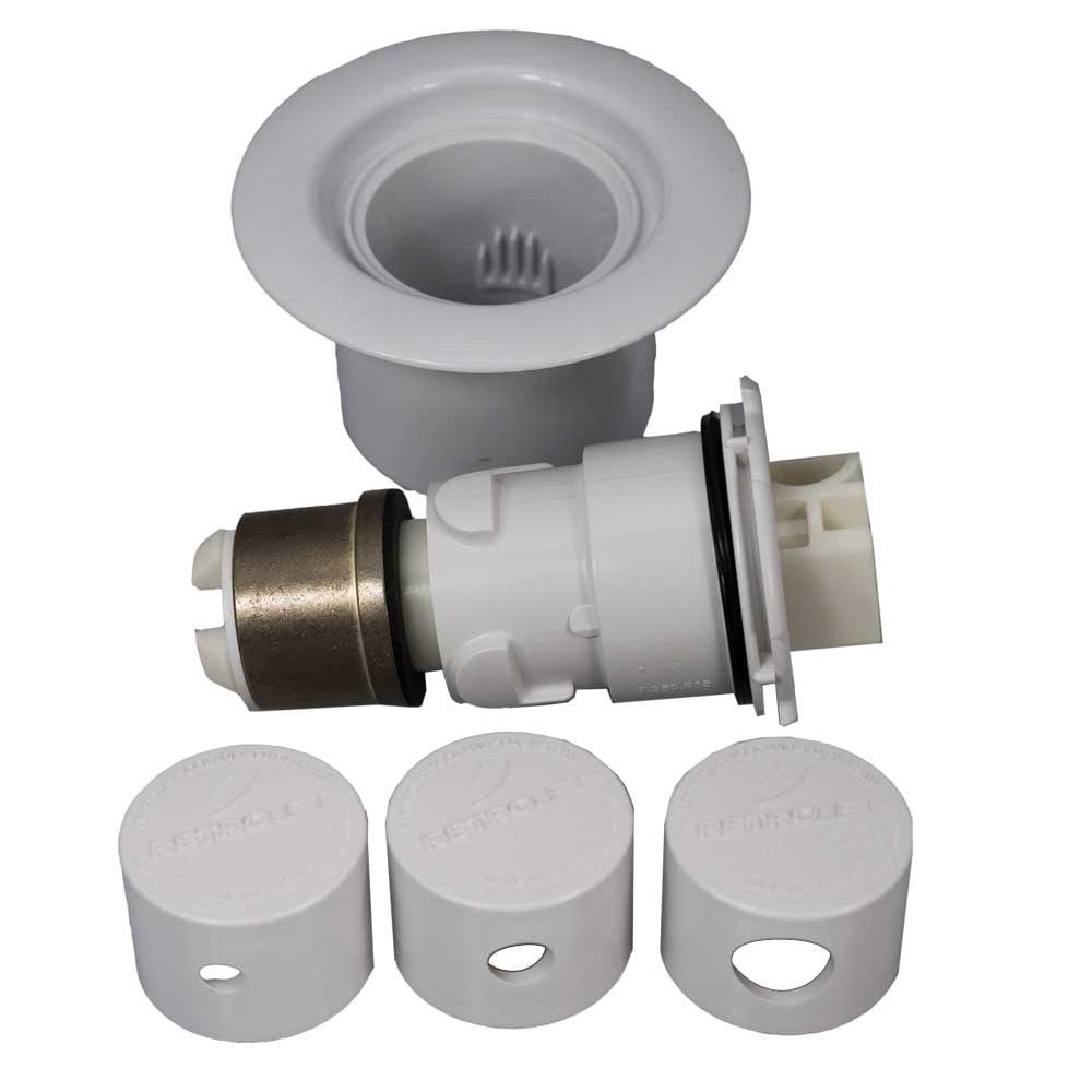 Paramount Pool Valet Retro Single Head Kit - White - Walmart.com