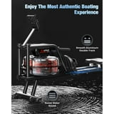 UPGO Fitness Water Rower - Exercise Machine, 350 LB Home Use, LCD ...