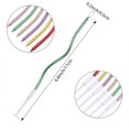 12 Pcs Spiral Metallic Birthday Candles with Holders Thin Long Cake ...