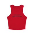 Live Fast, Drive Faster Rib Crop Racer Tank Top, Racing Fan Gift ...