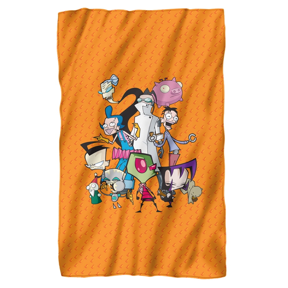 Invader Zim Blanket, 36"x58" Group Fleece Blanket - Walmart.com