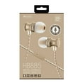 Sentry Metal Stereo Earbuds with Mic Gold - Walmart.com