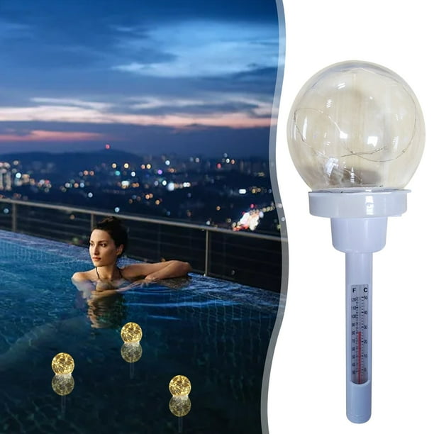 Heliisoer Floating Pool Solar Pool Temperature Large Size Easy Read ...