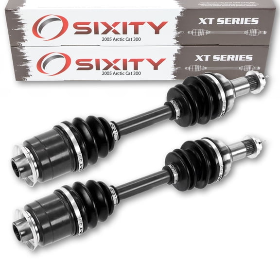 4 pc Sixity XTA Front Rear Left Right Axles compatible with Arctic Cat ...