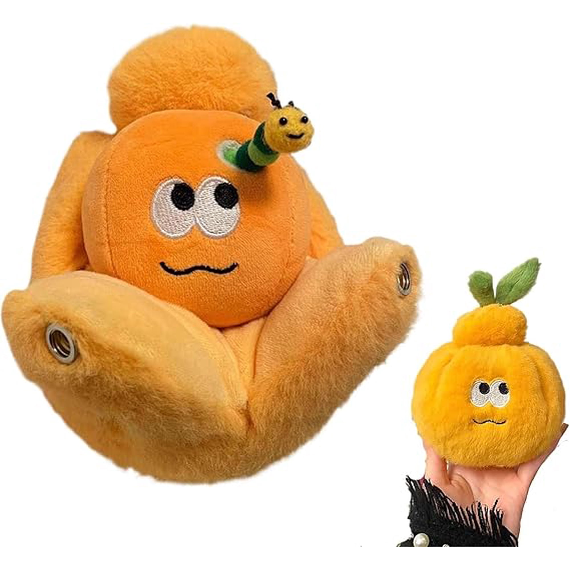 Click here for Generic Adorable Orange Tangerine Plush Keychain，... prices