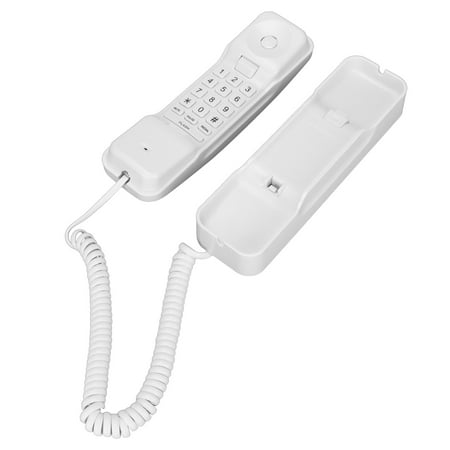 Wall Telephone, Adjustable Volume Wall Mounting Corded Phone Wall ...