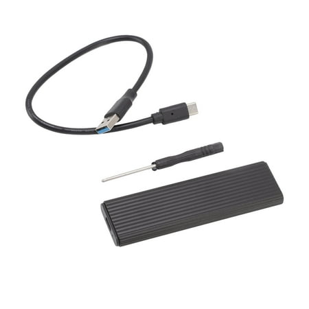 M.2 NVME SSD Enclosure Adapter, Aluminum Alloy Shell Plug And Play M.2 ...