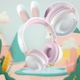 Xinduolei KE01 Rabbit Ears Wireless Headphones Luminous Extension ...