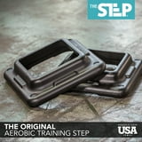 The Step Original Health Club Aerobic Step Risers in Black/Gray for Use ...