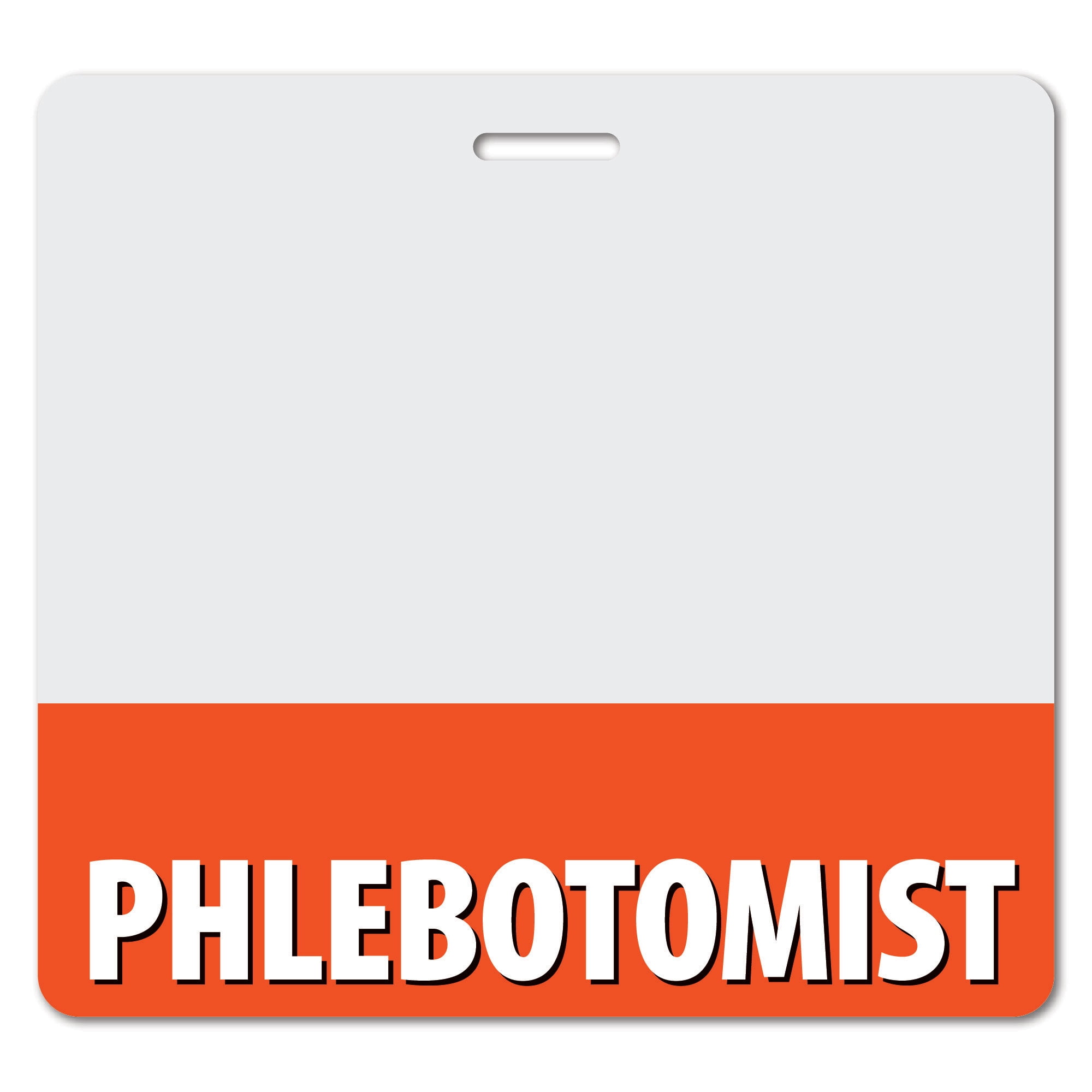 PHLEBOTOMIST Heavy Duty Horizontal Bright Orange (100 pack) - Spill ...