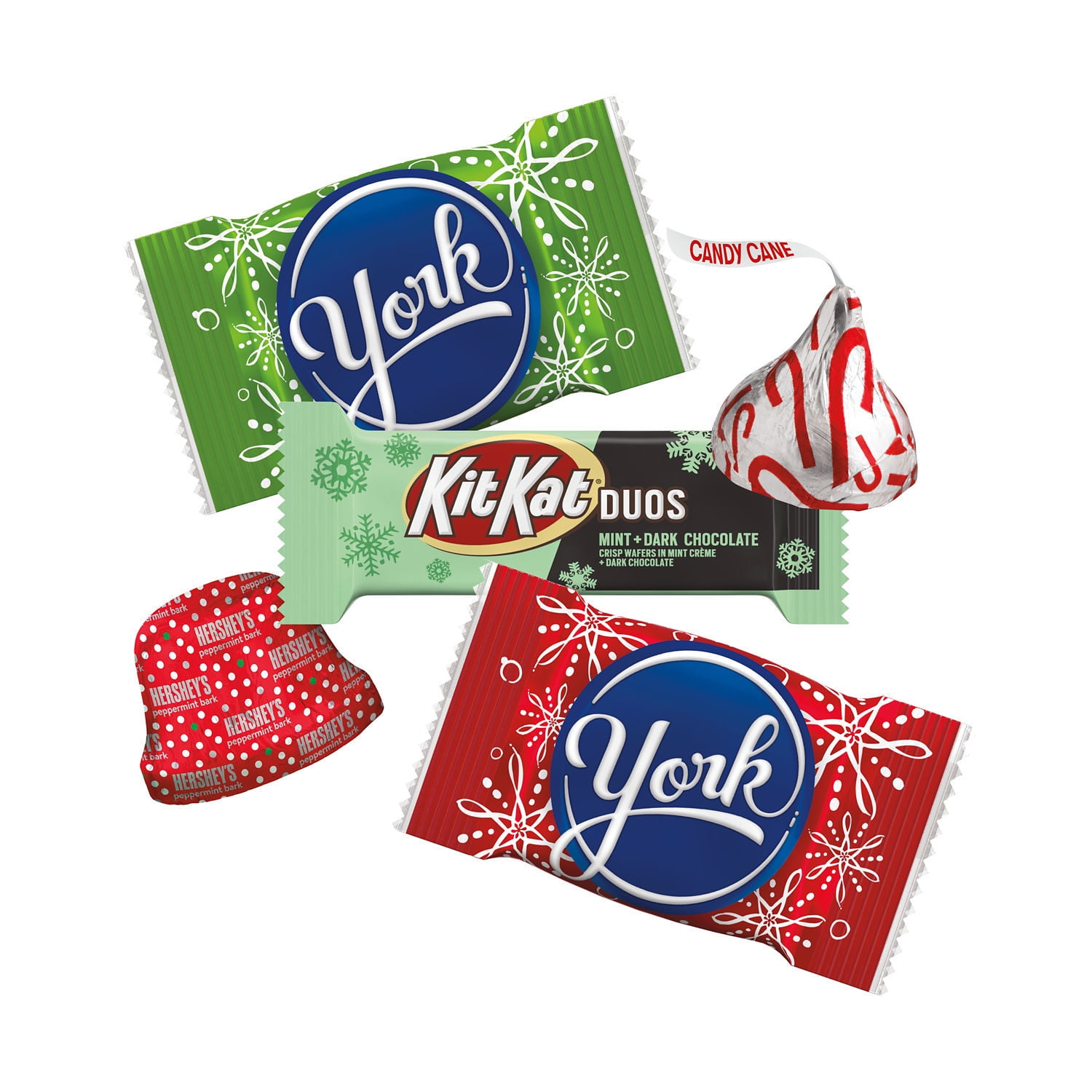 Buy KIT KAT®, HERSHEY'S and YORK, Mint Assortment Candy, Christmas, 18. ...