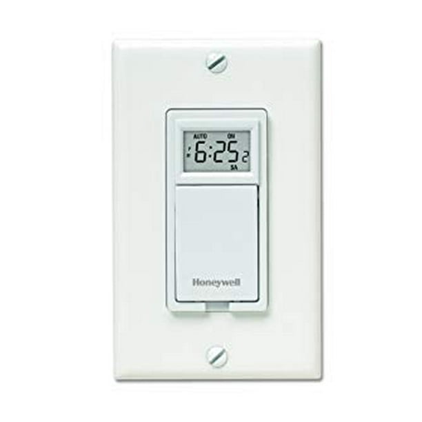 Honeywell RPLS730B1000/U 7-Day Programmable Light Switch Timer ...