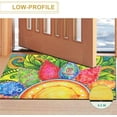 Waipfaru Summer Doormats Bohemian Sun Outdoor Mat Non Slip Rubber ...