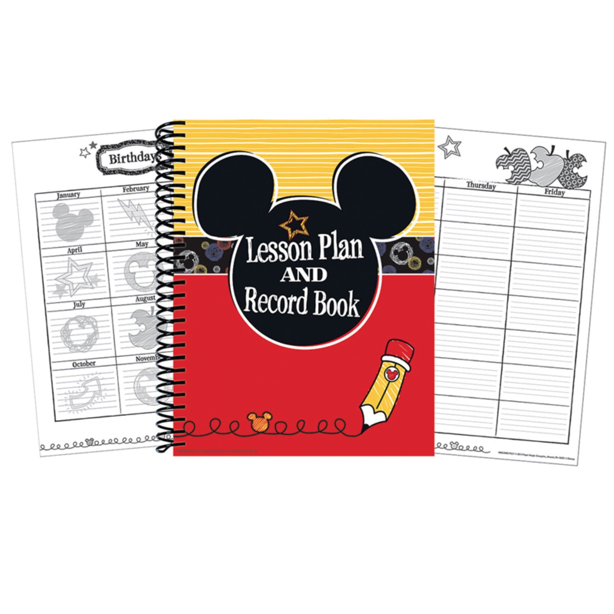 Eureka Mickey Color Pop! Lesson Plan & Record Book EU-866268 - Walmart.com