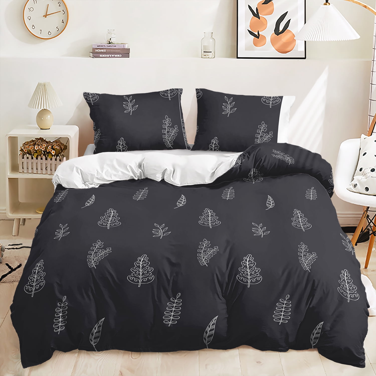 Hosima 3-piece 3D Digital Printing Quilt Cover Full Size Color Pattern ...