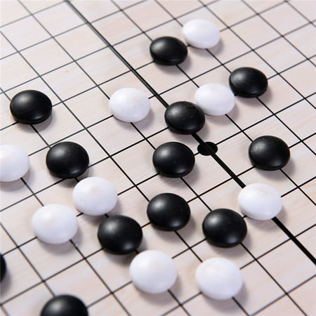 Go Chess Set Magnetic Foldable Interactive Travel Go Board Game Chinese ...