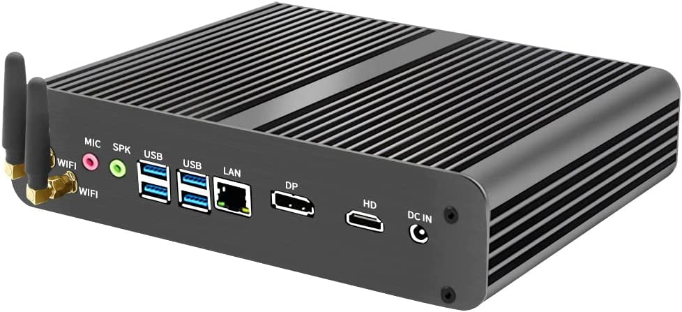 Buy Fanless Mini PC, Desktop Computer i7-8565U 1.8-4.6GHz, Windows 11 ...