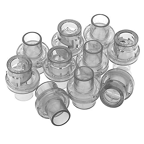 10pc Universal Plastic CPR Pocket Resuscitator Mask Replacement Valves ...