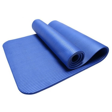 Gymax Large Non-Slip Exercise Yoga Mat 6' x 4' x 8mm, Wide Cushioned ...