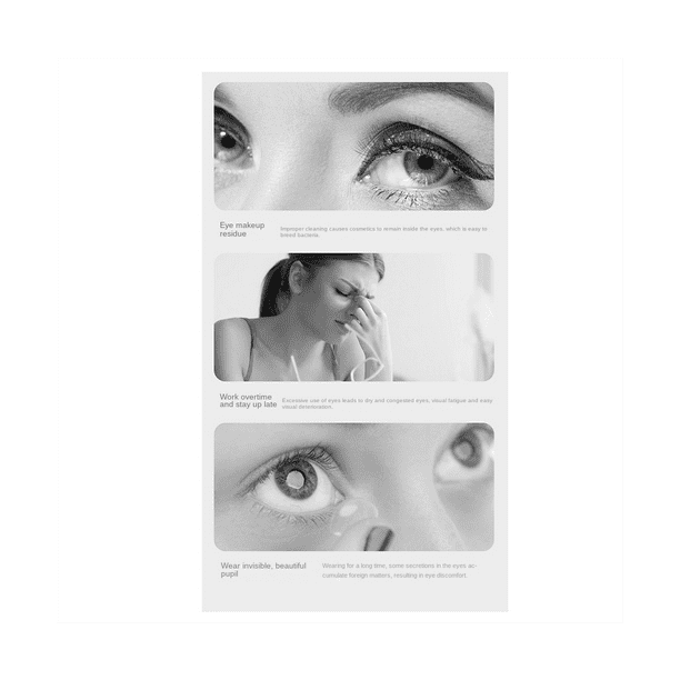 Soft Silicone Eye Wash Cups Eyes Cleaner Flushing Rinse Cups Resuable ...