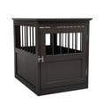"Pefilos 27"" Medium Dog Crate with Inside Storage, Durable Fiberboard ...