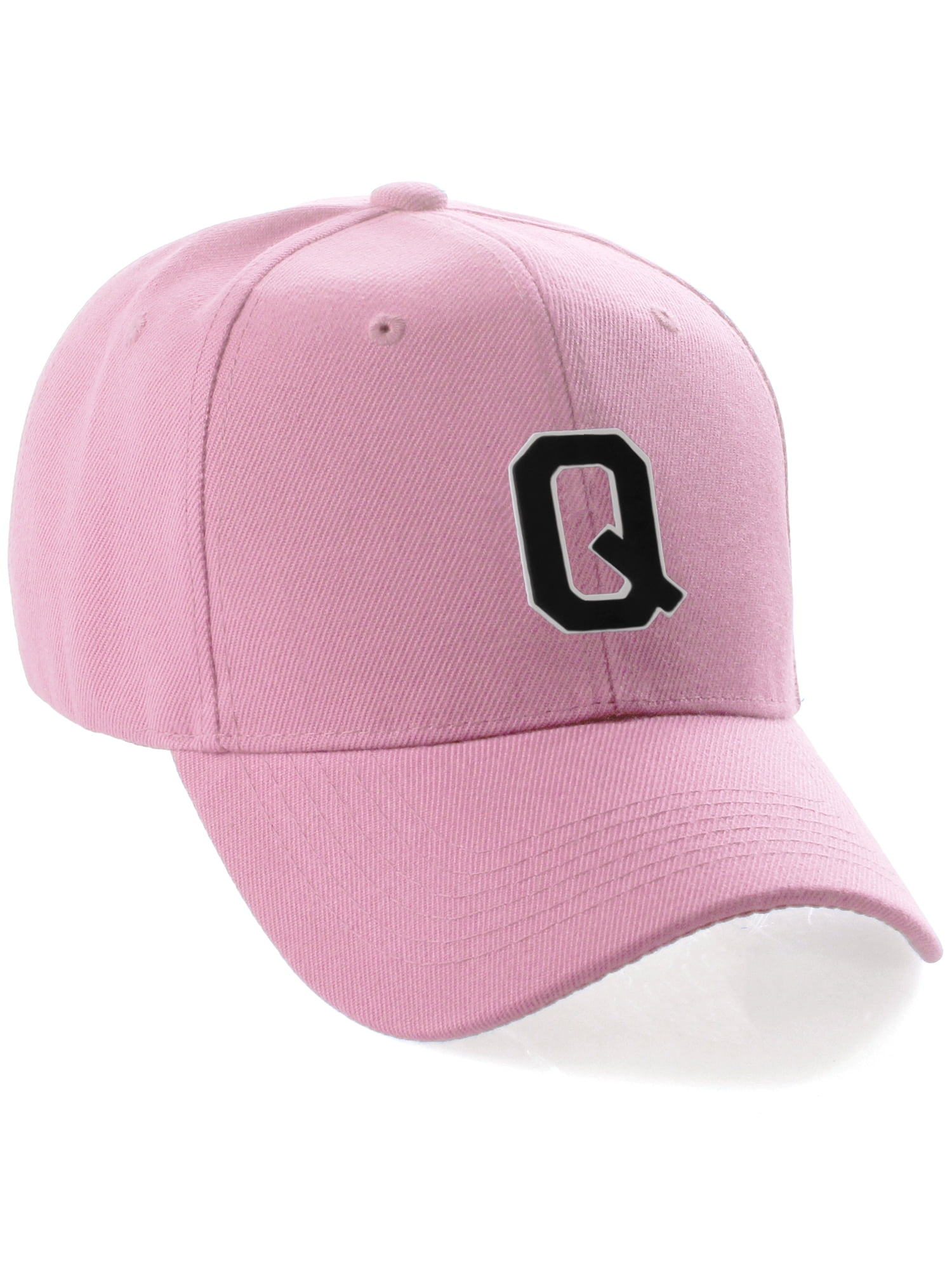 Classic 3D Raised Initial Letters A to Z Structured Baseball Hat Cap ...