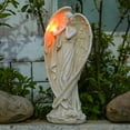 Wonder Garden Solar Angel Statue, Large Resin Outdoor Decor with ...
