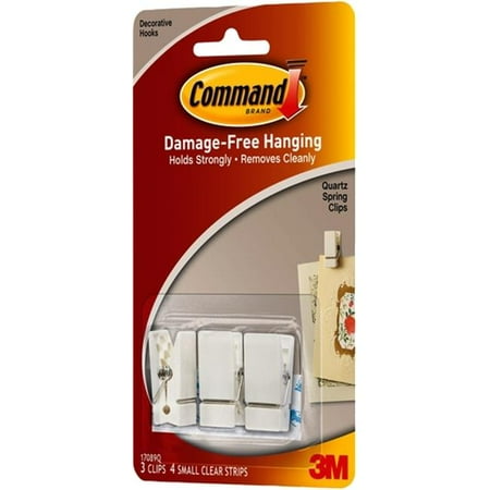 3M 17089Q-ES Command Spring Clips - Small, Quartz | Walmart Canada