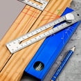 Aluminum Alloy Multiple Angled Positioning Ruler Featuring Rotating ...