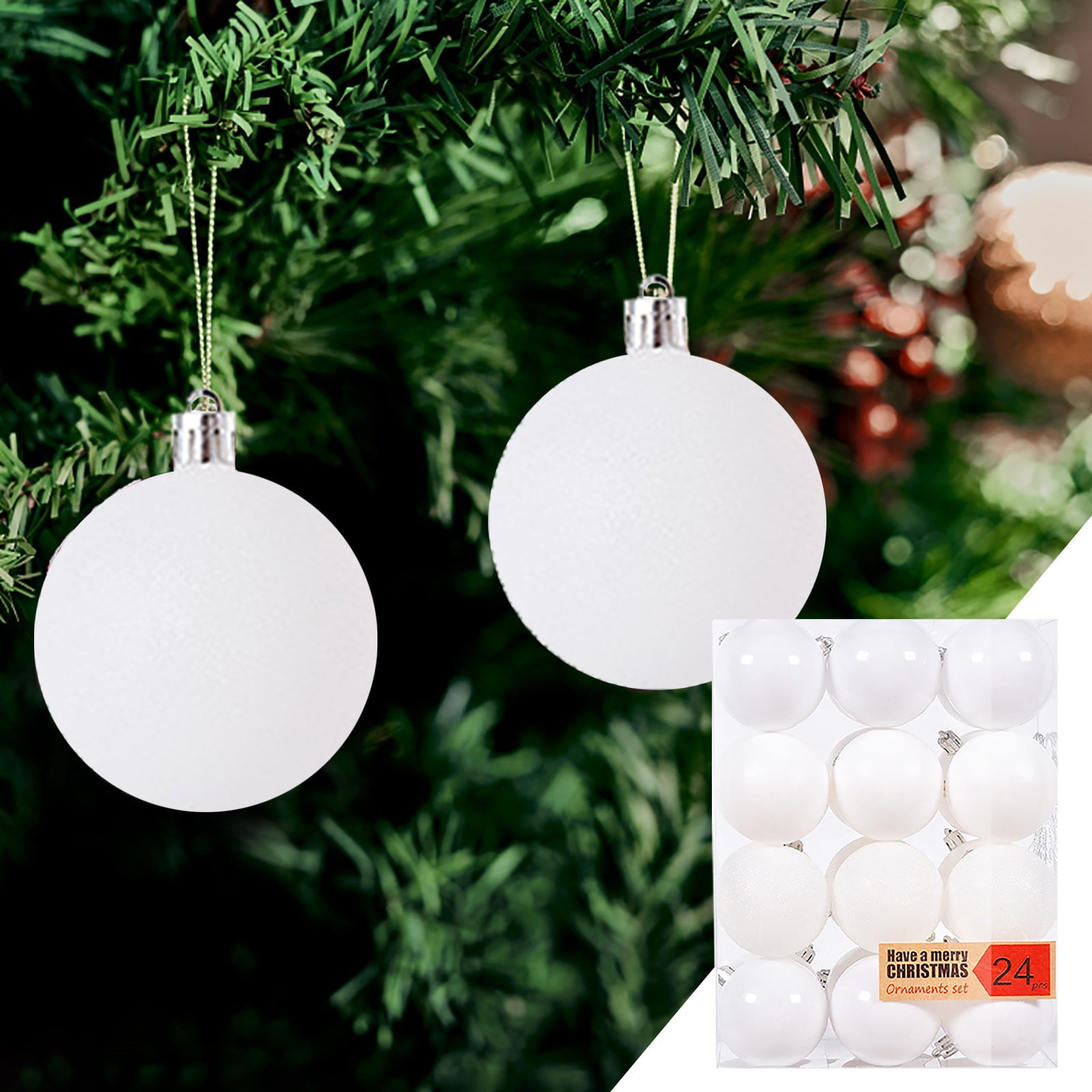 Click here for Riforla Christmas Tree Ornaments Ornaments Ball 24... prices